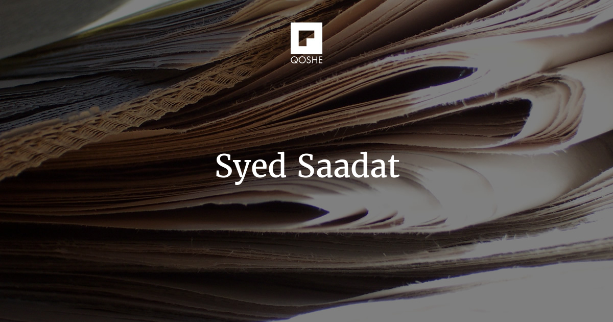 QOSHE - Eternal corruption - Syed Saadat