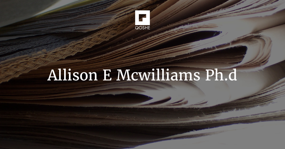 QOSHE - How to Get Unstuck - Allison E Mcwilliams Ph.d
