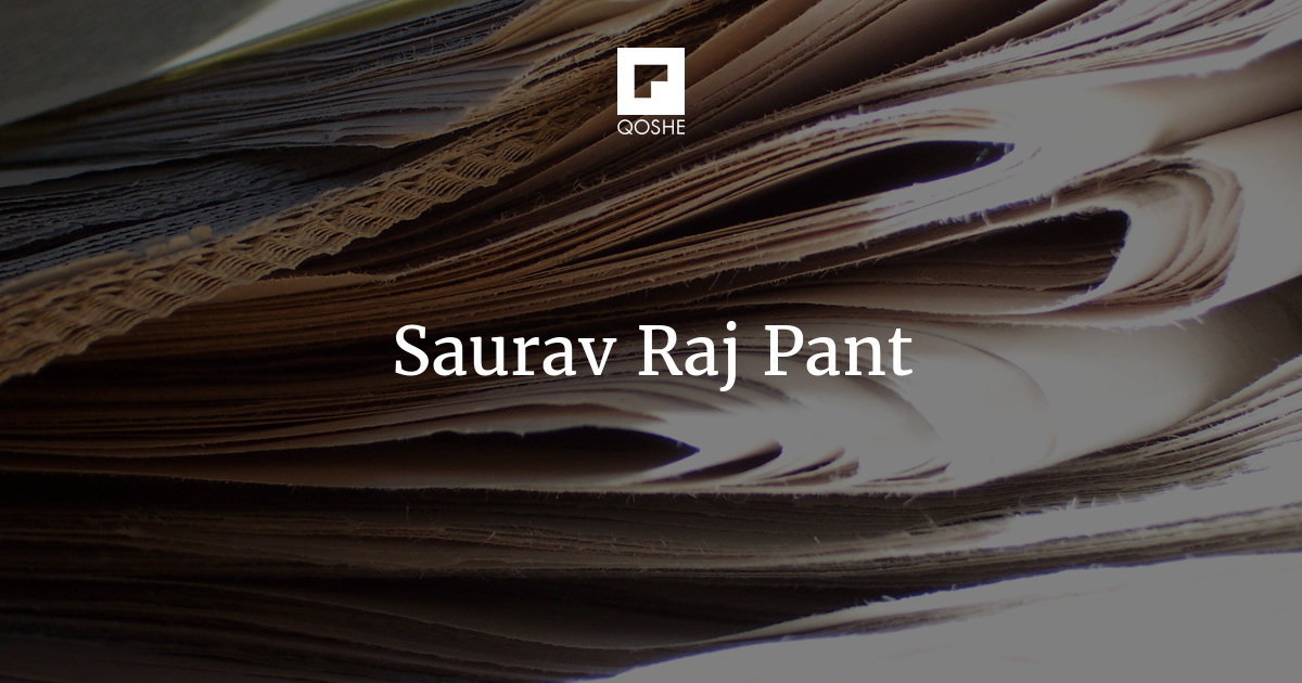 QOSHE - Saurav Raj Pant articles