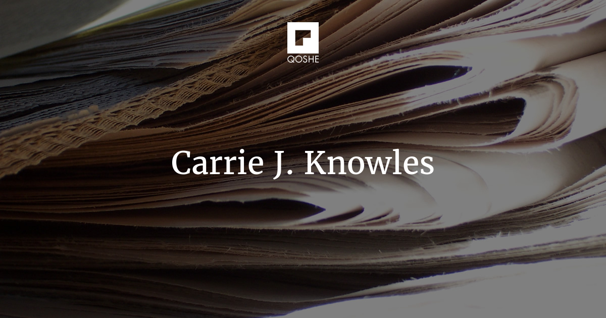 QOSHE - Can 25 Cents Cause a Chain Reaction of Connection? - Carrie J ...