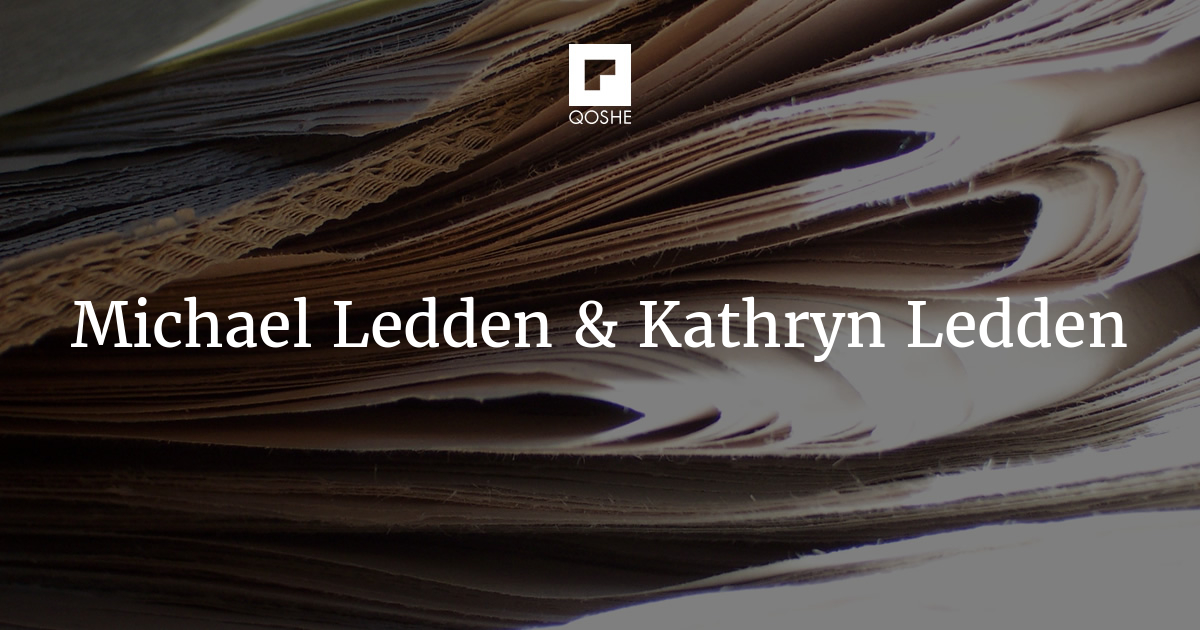 QOSHE - Michael Ledden & Kathryn Ledden articles